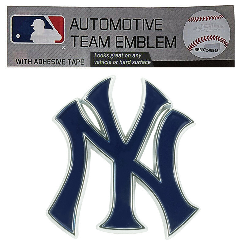 New MLB New York Yankees Car Truck Automotive Team Heavy Duty Metal ...