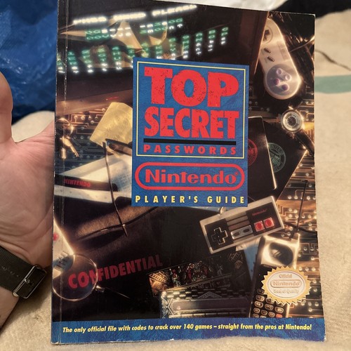 VINTAGE NINTENDO TOP SECRET PASSWORDS Player's Guide (1992) in very ...