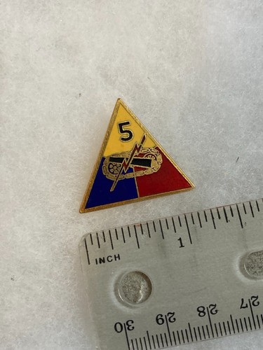 Authentic US Army 5th Armor Division DI DUI Unit Crest Insignia 2E | eBay