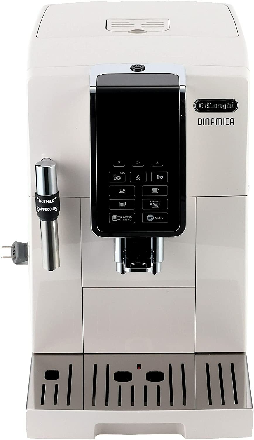 DeLonghi Compact Fully Automatic Coffee Maker Dinamica White ECAM35035W ...