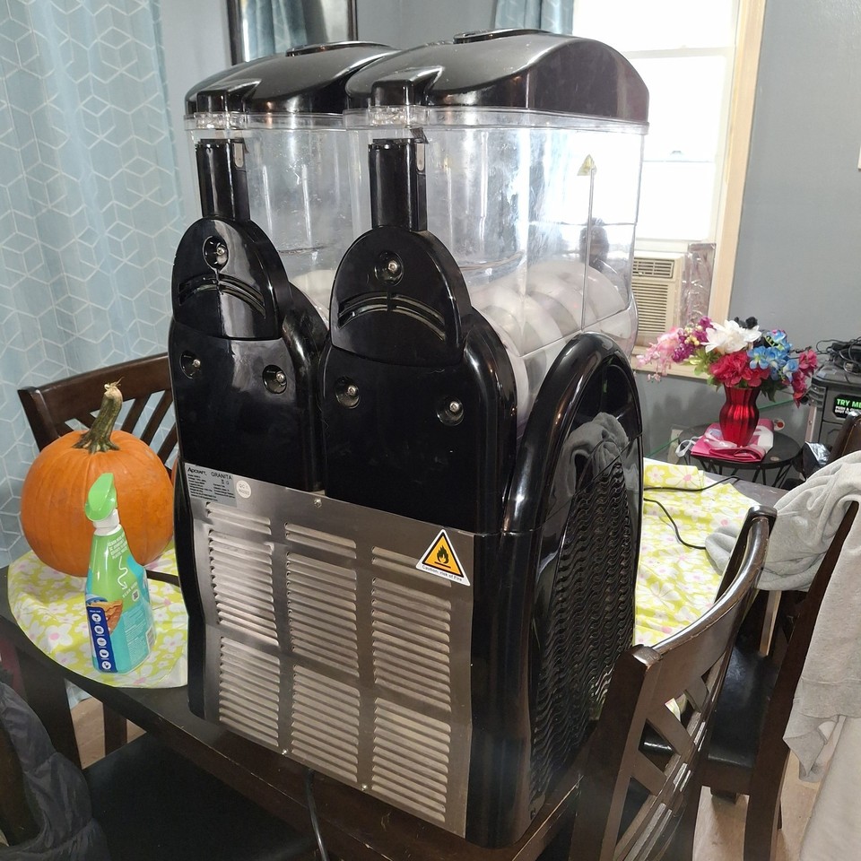 Commercial Adcraft Double Slushie Machine Frozen Drink Maker | eBay
