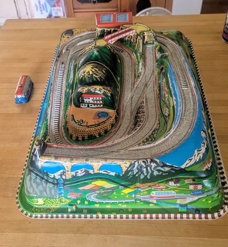 Vintage 1965 Technofix #312 Wind up Train 'Rocky Mountain' - missing ...