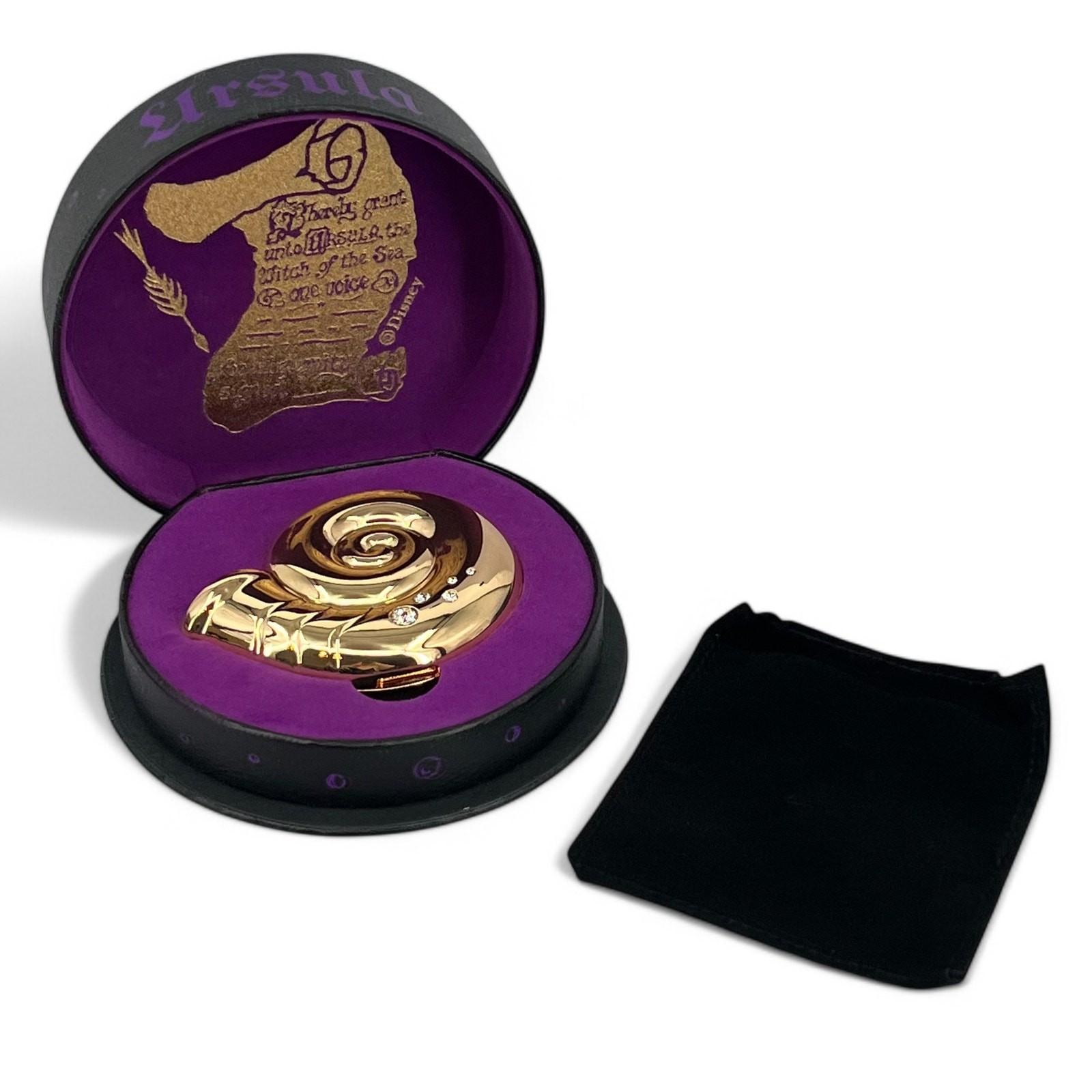 Besame Disney Villains Ursula's Shell Compact with Highlighter Little ...