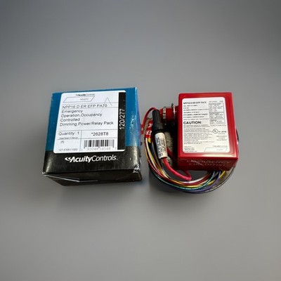 🔴Acuity Controls NPP16-D-ER-EFP Pa70 Emergency Power/Relay Pack 0-10VDC ...