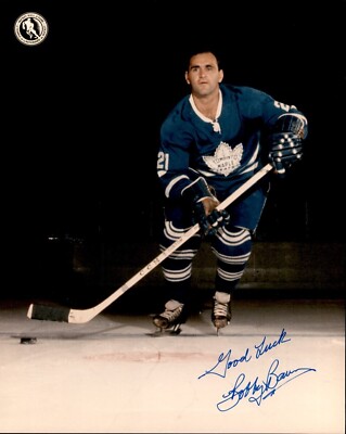 Bobby Baun Signed Toronto Maple Leafs Hall Of Fame 8x10 Photo | eBay