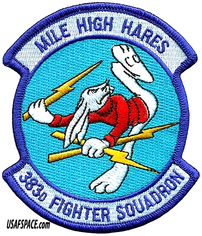 USAF 383D FIGHTER SQ-383 FS- 495 FG- F-16-ACC-Buckley SFB, CO-ORIGINAL ...