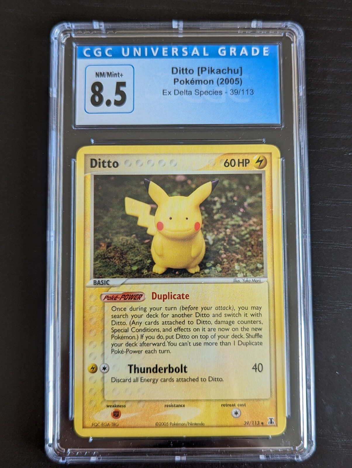 Pokémon TCG Ditto EX Delta Species 39/113 Regular Uncommon for sale ...