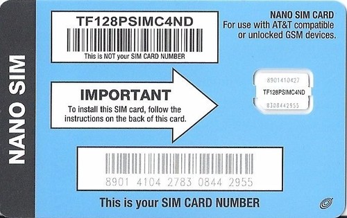 Straight Talk Sim Card Verizon Activation Kit Bring Your Own Phone 4G ...