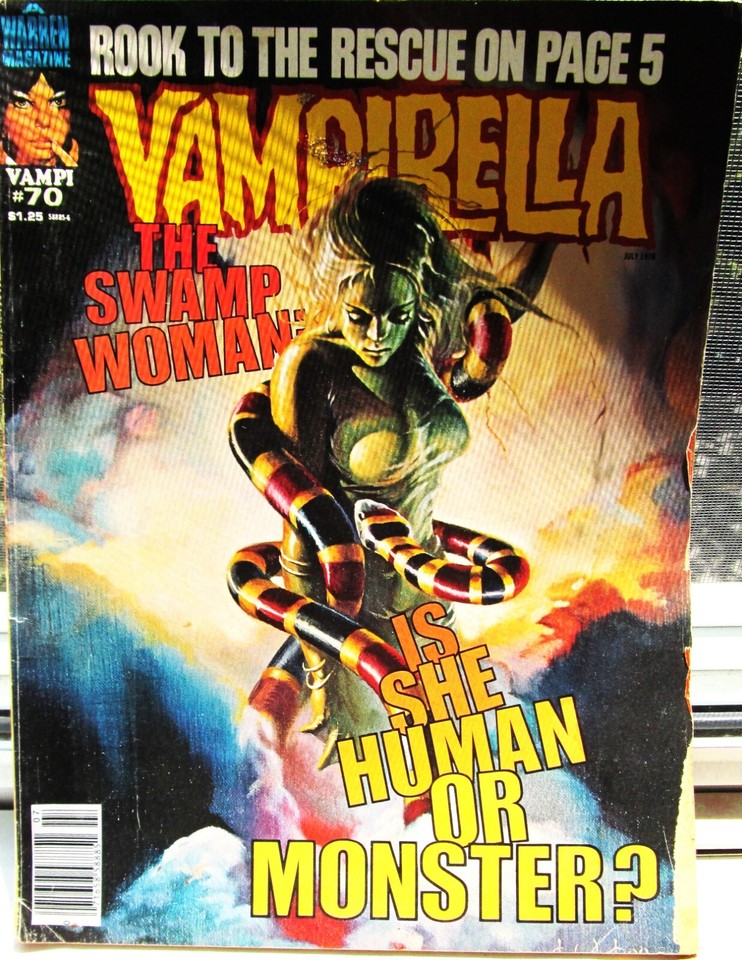 WEIRD VAMPIRE TALES & VAMPIRELLA THE SWAMP WOMAN 1978/79 | eBay