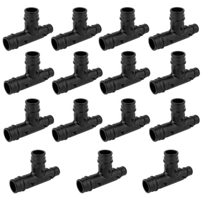 15pcs F1960 1"x3/4"x1" Reducing TEE Pex A Poly Expansion Fittings Lead ...