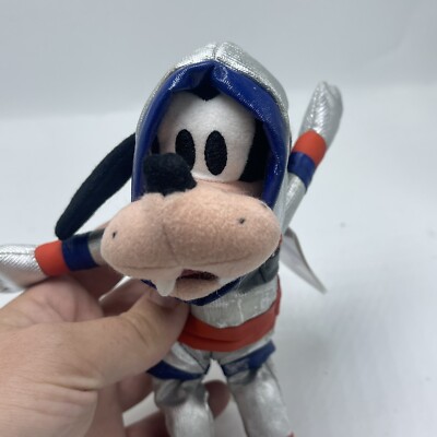 Disney Store Mini Bean Bag Stuffed Plush Toy Spaceman Goofy | eBay