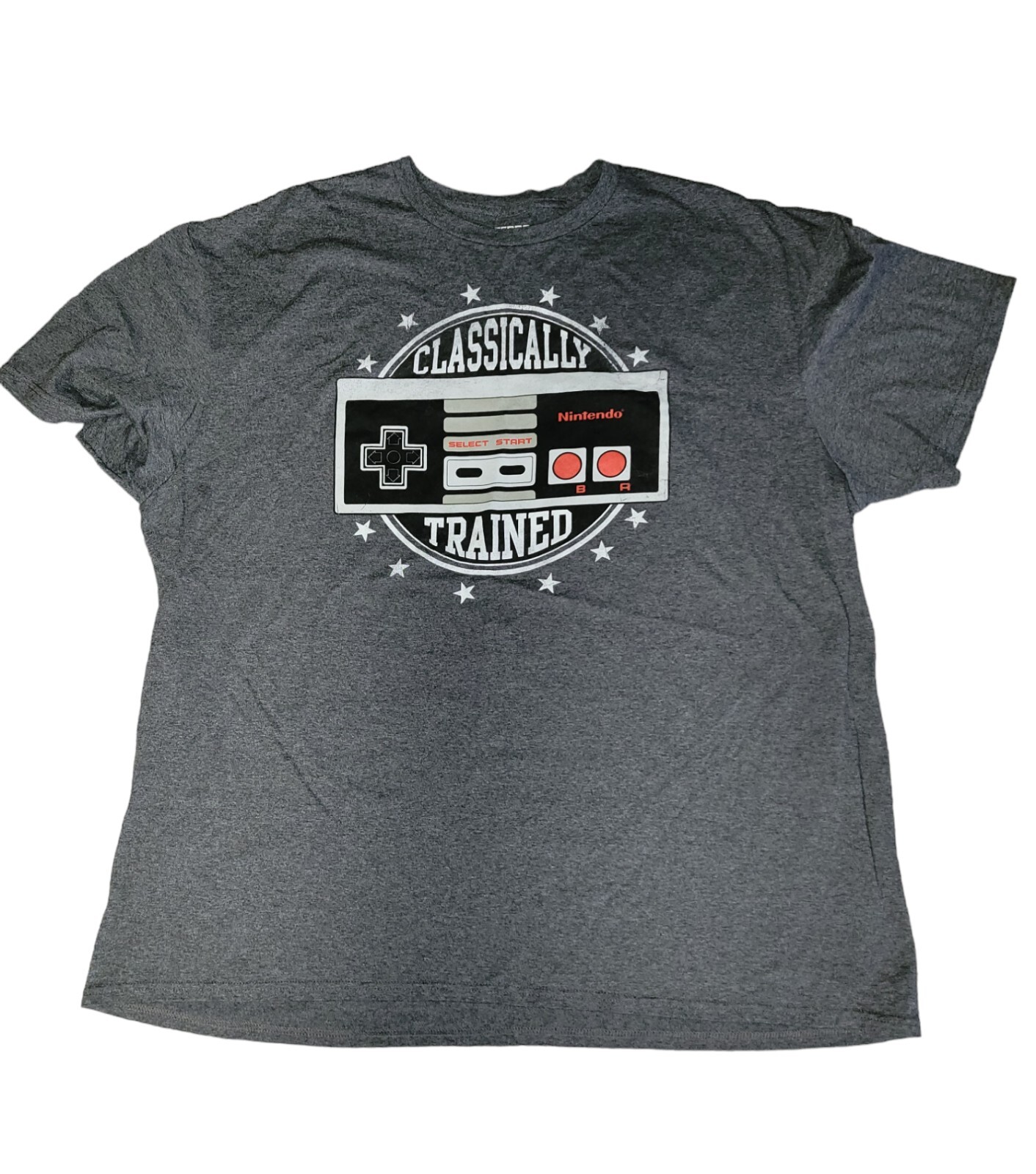 Nintendo NES Shirt Mens 2XL Gray Video Game Controller Classically ...