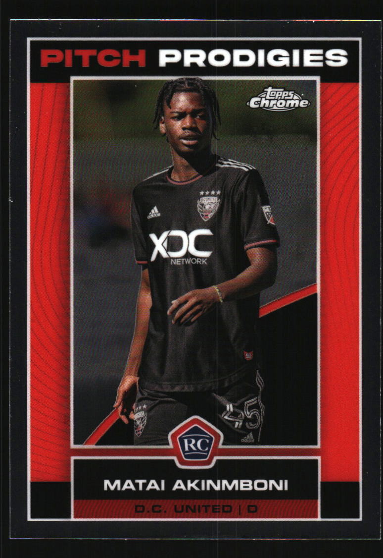 Matai Akinmboni 2023 Topps #121 D.C. United Rookie | eBay