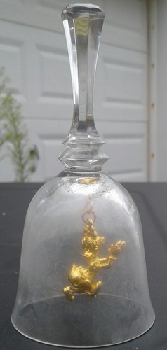 Disney DAISY DUCK Gold Charm Crystal Bell | eBay