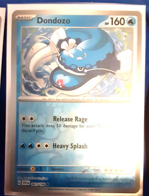 Dondozo 061/198 Holo Rare Pokémon TCG Scarlet & Violet Base Set FOIL 160 MVP HOF | eBay