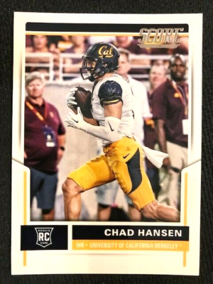 NFL - 2017 Panini Score Football Chad Hansen Rookie Card | eBay