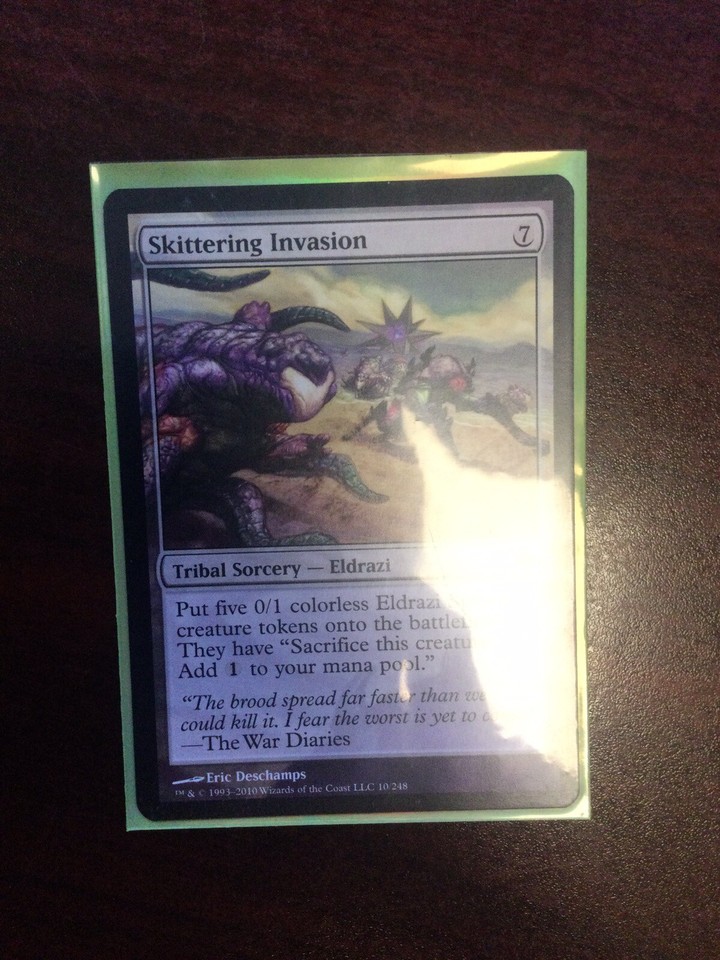 MTG Skittering Invasion Rise of the Eldrazi 010/248 Regular Uncommon | eBay