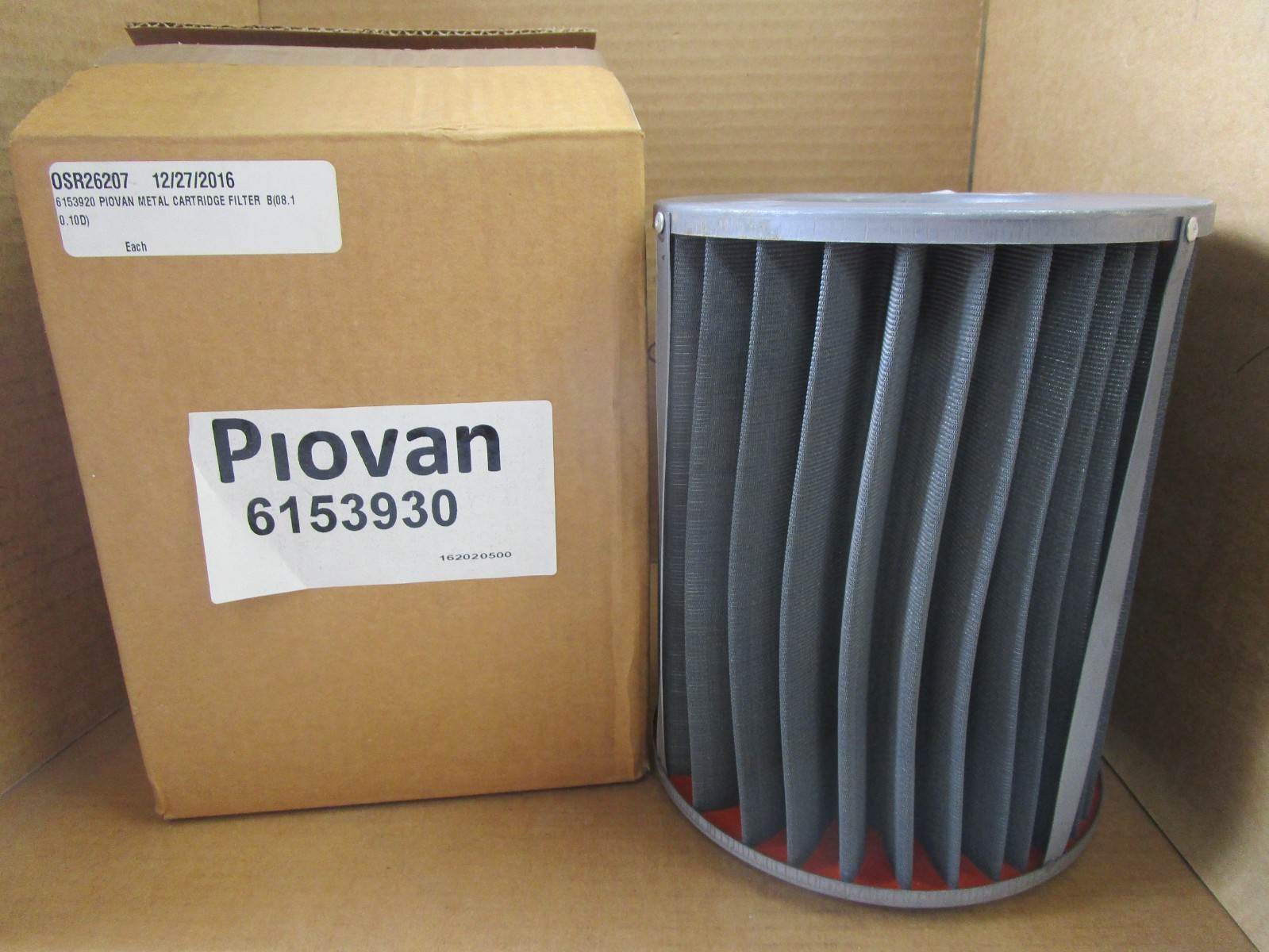 Piovan Metal Filter Cartridge 162020500 6153930 New | eBay