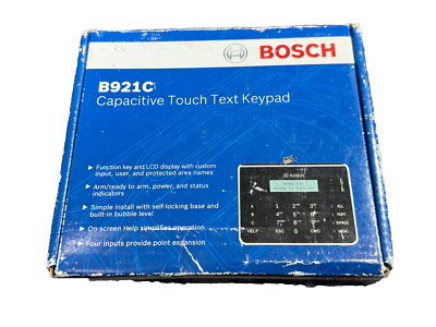 Bosch 921C Capactive Touch Text Keypad (NEW IN BOX) | eBay