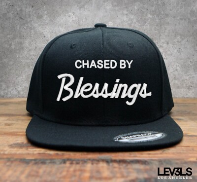 RETRO CHASED BY BLESSINGS SNAPBACK BASEBALL CAP JESUS SAVES CHRISTIAN ...