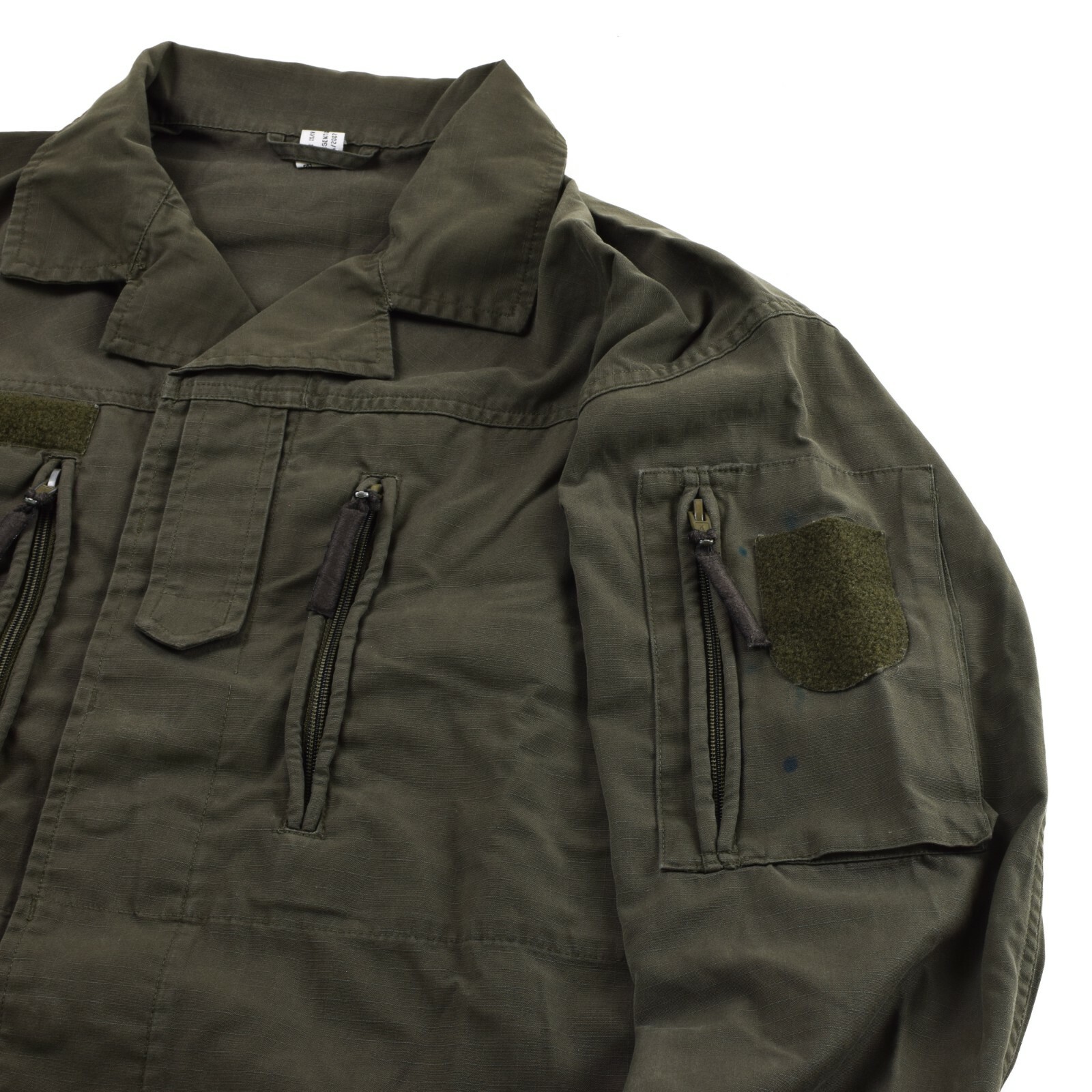 Original Austrian BH army combat shirt jacket ripstop military olive ...