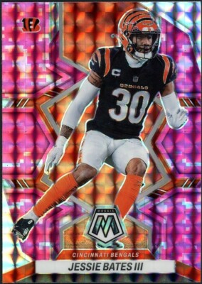 2022 Panini Mosaic Jessie Bates III Camo Pink Mosaic Card #204 | eBay