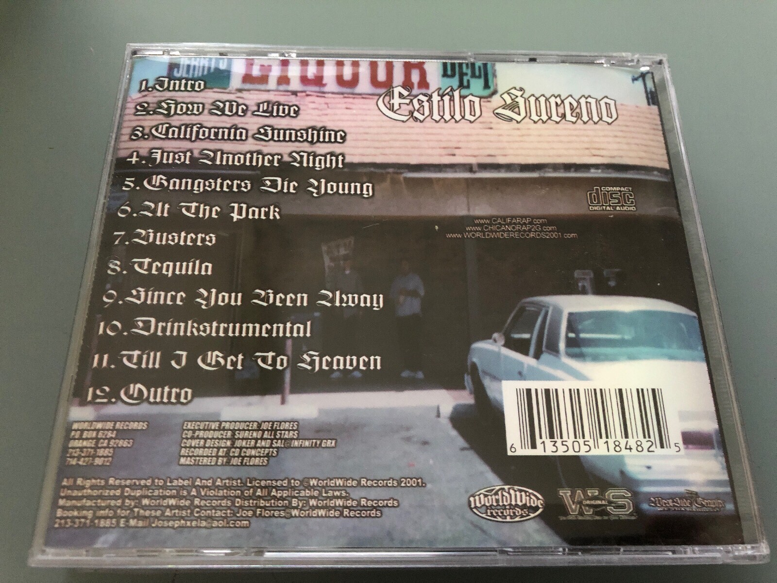 CD: ESTILO SURENO - Blue Raggin‘ Surenos (2001 WW Rec.)Sealed Chicano ...