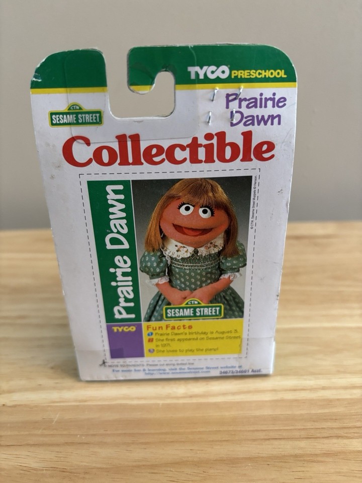 Vintage 1997 Tyco Preschool Sesame Street Prairie Dawn Figure Topper ...
