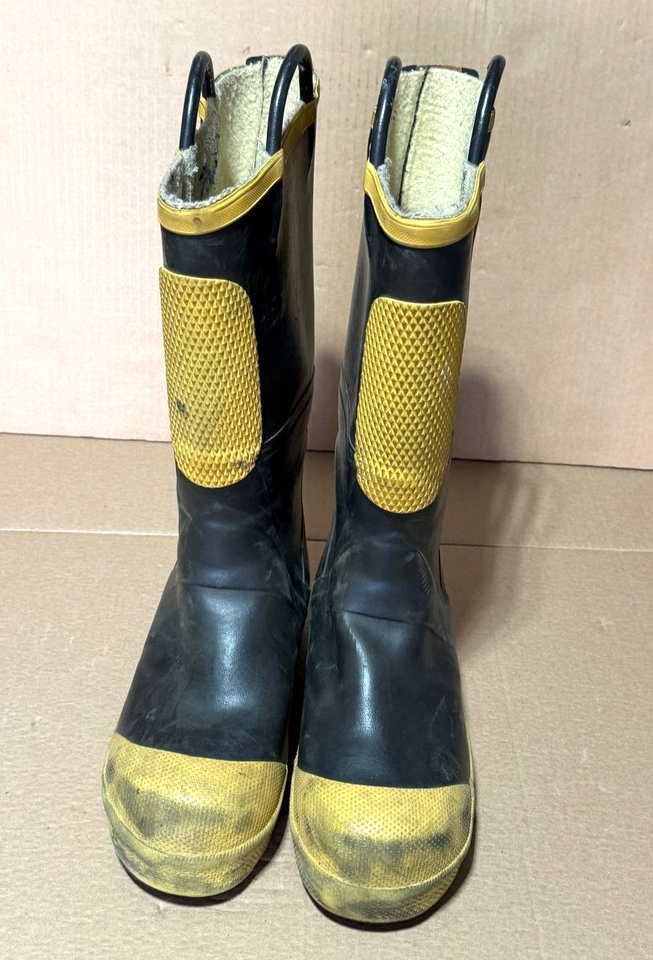 Ranger Firewalker Rubber Firefighter Boots, size 10M | eBay