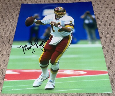 MARK RYPIEN SIGNED 8X10 PHOTO AUTOGRAPH WASHINGTON REDSKINS FOOTBALL | eBay
