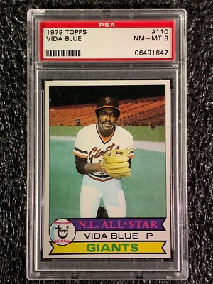 1979 Topps Baseball #110 Vida Blue PSA 8 | eBay