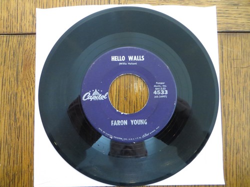 Faron Young – Hello Walls / Congratulations - 1961 - Capitol 4533 7 ...
