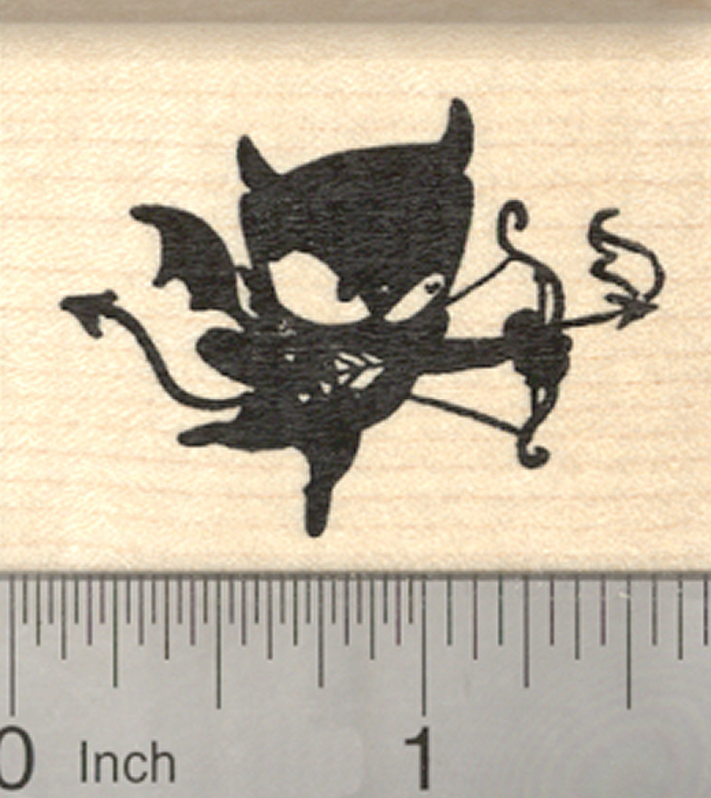 Devilish Cupid Rubber Stamp, Valentine's Day, Love E26705 WM | eBay
