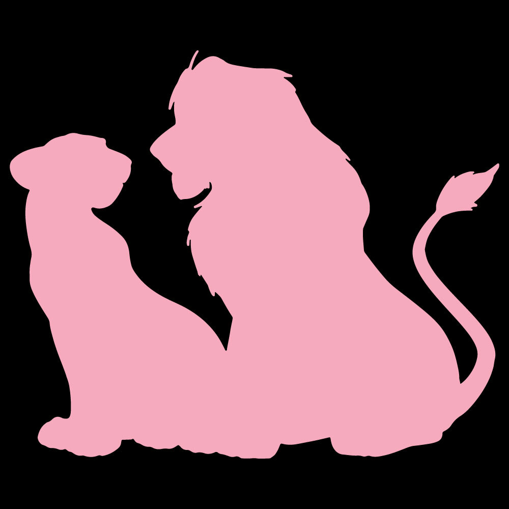 Simba And Nala Silhouette