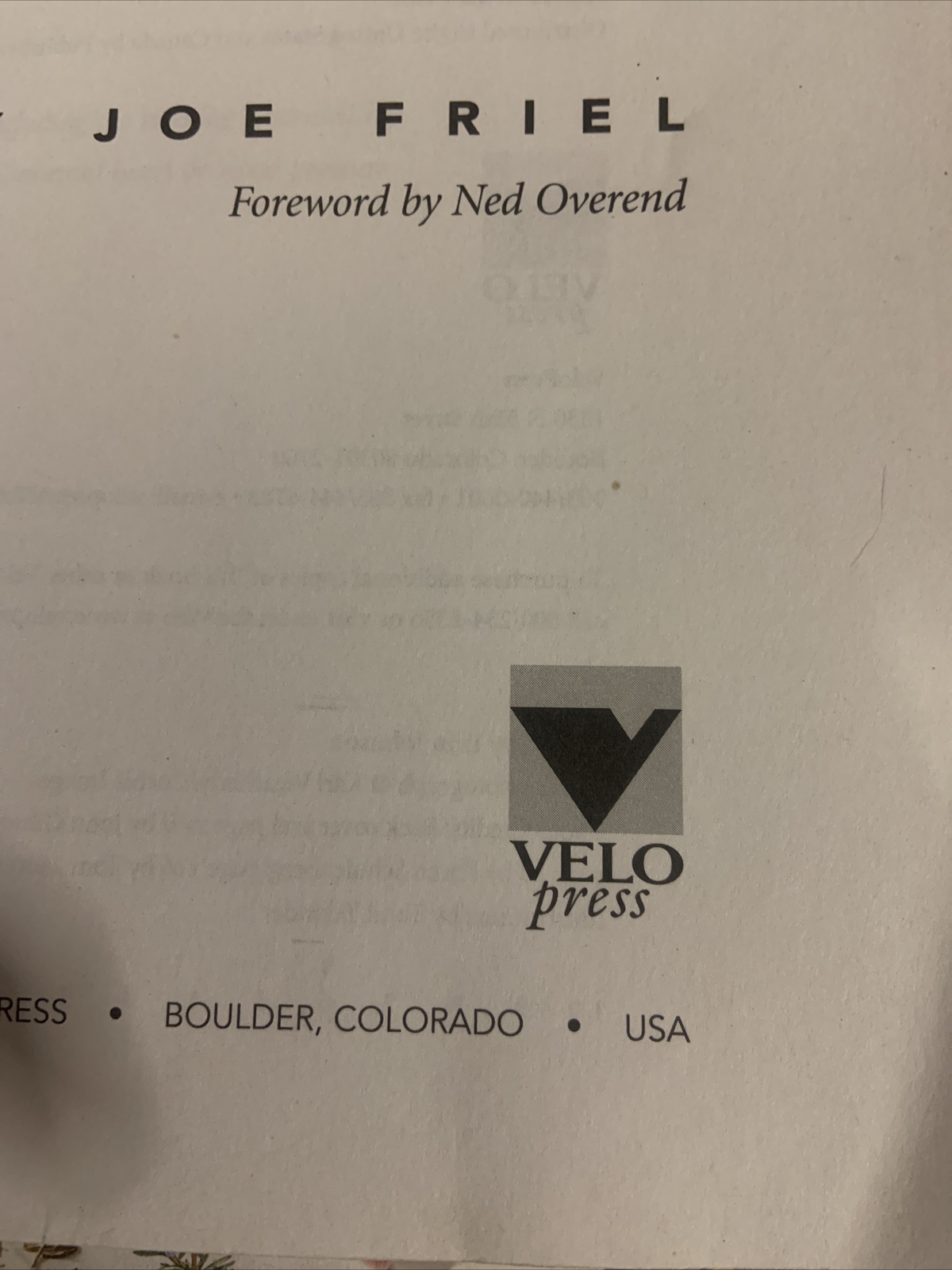 The Mountain Bikers Training Bible by Joe Friel 2000 Large PB Book Rare ...