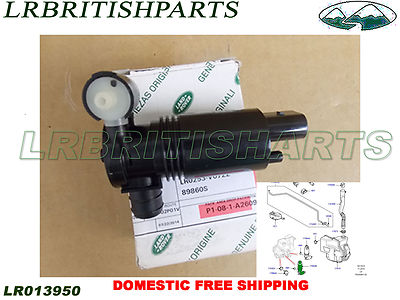 LAND ROVER HEADLAMP WASHER MOTOR & PUMP RANGE ROVER SPORT LR4 EVOQUE ...