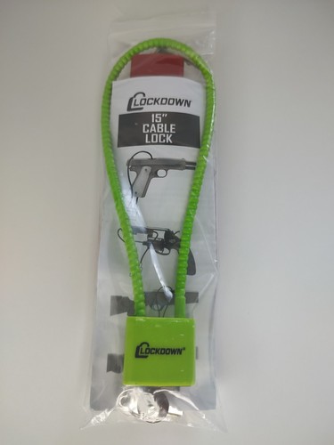 LockDown 15" Cable Gun Lock with KEY Set of Two NEW | eBay