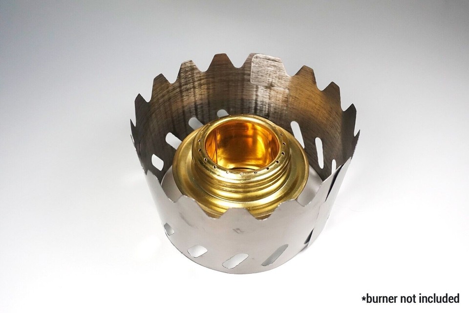 Titanium Outdoor Wind Shield Pot Stand for Camping Stove Trangia ...