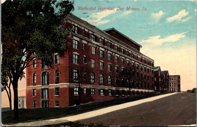 Postcard Des Moines Iowa IA Methodist Hospital early 1900's UDB B4 | eBay