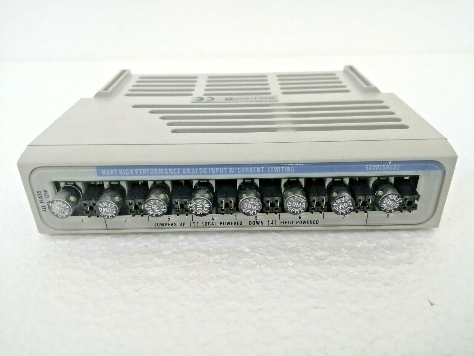Emerson Ovation™ 5X00109G02 REV. 07 ANALOG INPUT 8CH HART HI-PERF. W ...