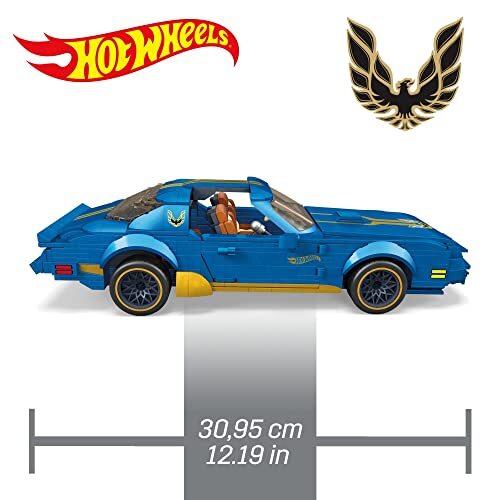 MATTEL MEGA Hot wheels '77 Pontiac Firebird 843 pieces 1 diecast car ...