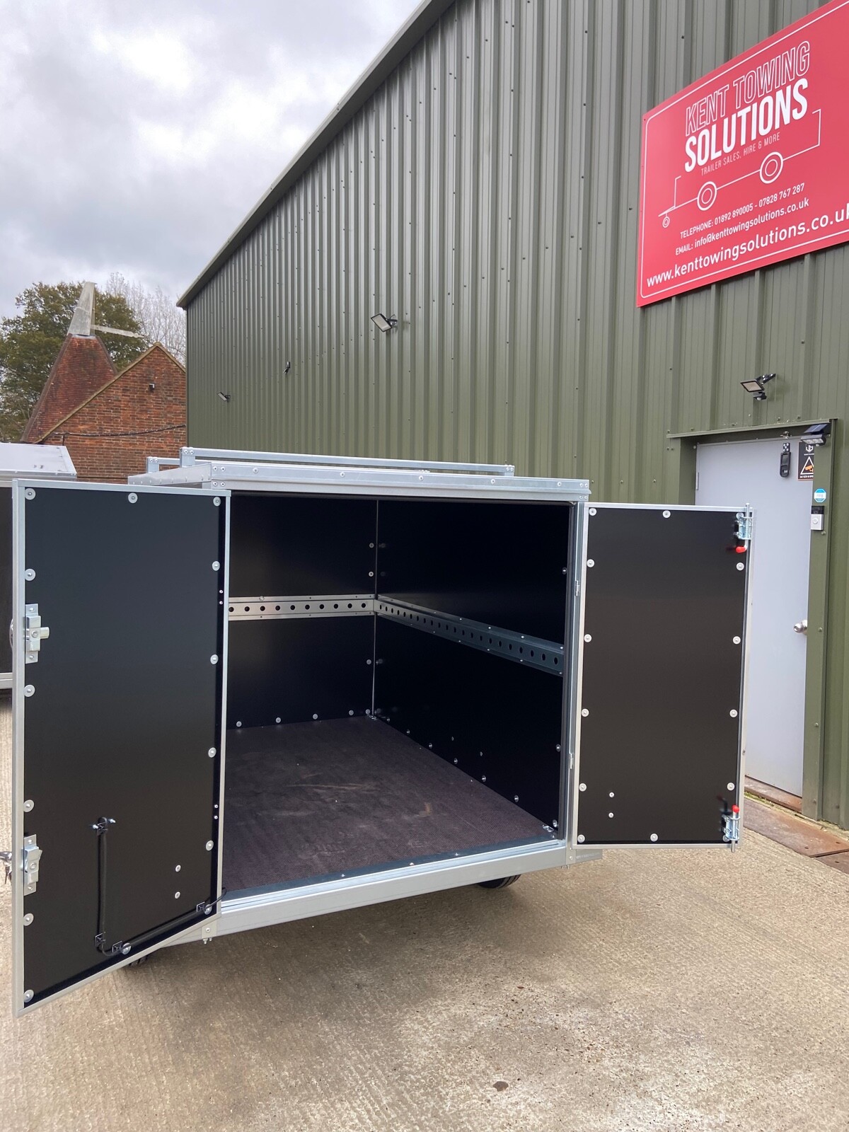 New Tickners ECO 644 6FT x 4FT x 4FT Box Trailer with Roof Bars ...