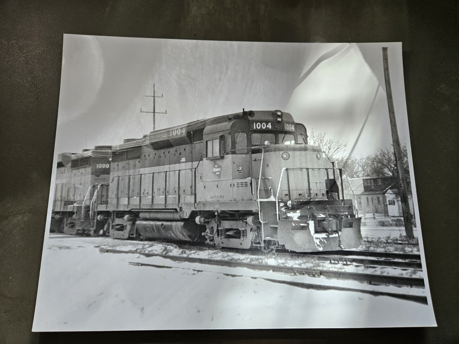 Milwaukee Road GP30 1004 Bensenville IL (8x10 B&W)(Used) | eBay
