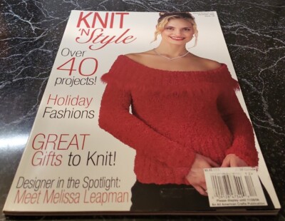 AK28 KNIT 'N STYLE MAGAZINE, DECEMBER 2006 ISSUE 146 | eBay