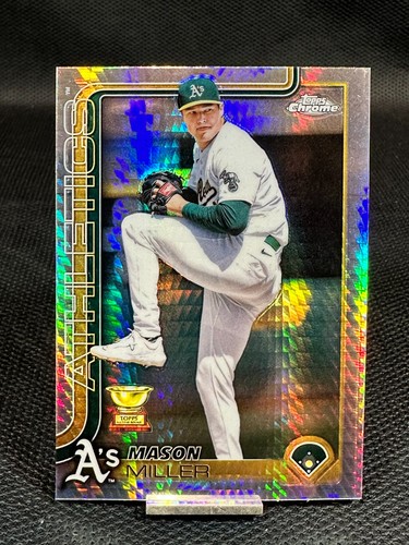2025 Topps Chrome MASON MILLER Prism Refractor #142 | eBay