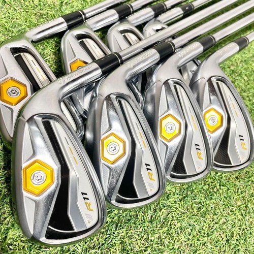 TaylorMade R11 Iron Set 5-9+Pw+Aw+Sw N.S.Pro 950GH Flex-R 8pcs RH Golf ...