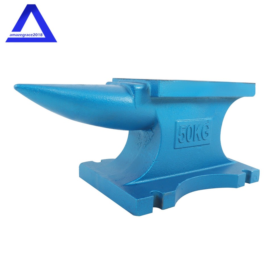 Single Horn Anvil 110Lbs Cast Steel Anvil Blacksmith for Sale Forge ...