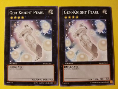 x2 GEM-KNIGHT PEARL * BP01-EN031 * 1st EDITION * YUGIOH YU-GI-OH! | eBay