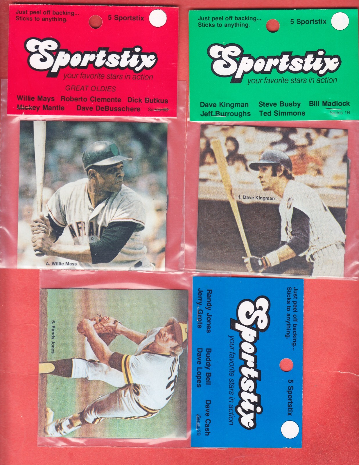 1976 SPORTSTIX 3 UNOPENED NM BASEBALL PACKS MAYS, MANTLE, CLEMENTE | eBay