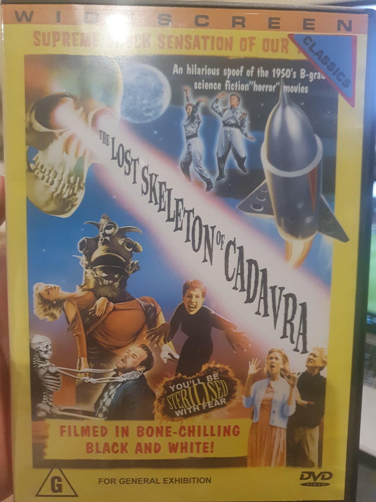 THE LOST SKELETON OF CADAVRA RARE DVD 1950S SCI-FI SPOOF CULT FILM FAY ...